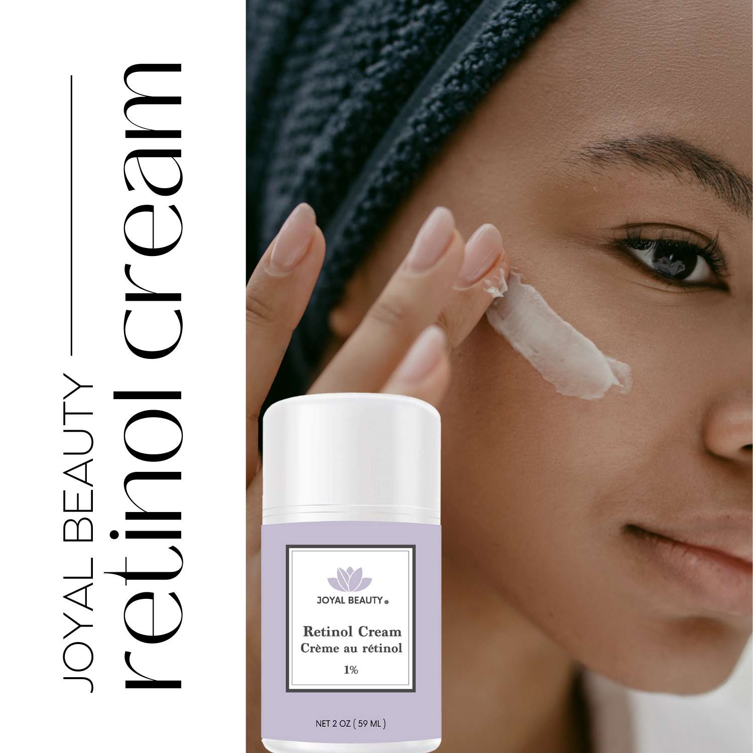 Organic Retinol Cream for Face and Eyes. Unique Stabilized Retinol 1.0 ...