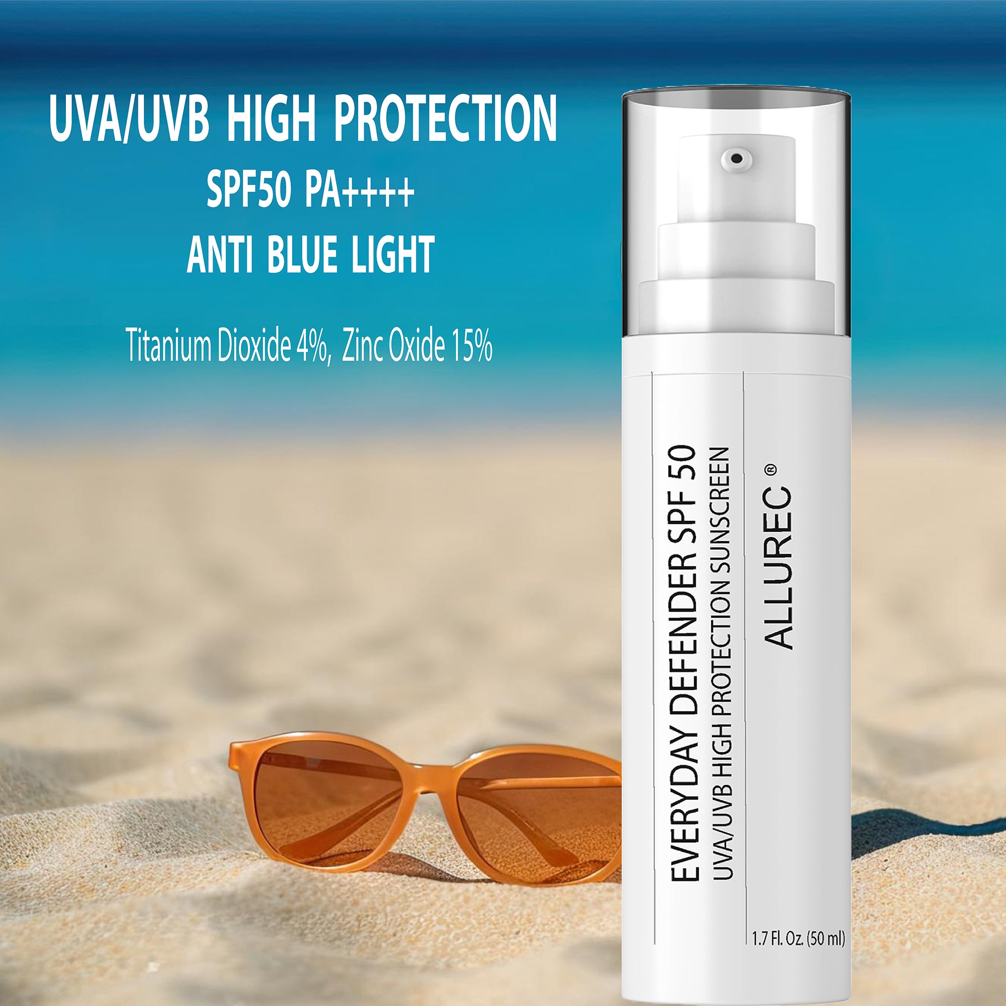 ALLUREC™ SOLAR DEFENDER SPF 30 UVA / UVB HIGH PROTECTION SUNSCREEN ...